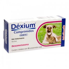 Dexium Comprimidos (Dexametasona) 20 Comprimidos - Patinhas | Seu Pet ...